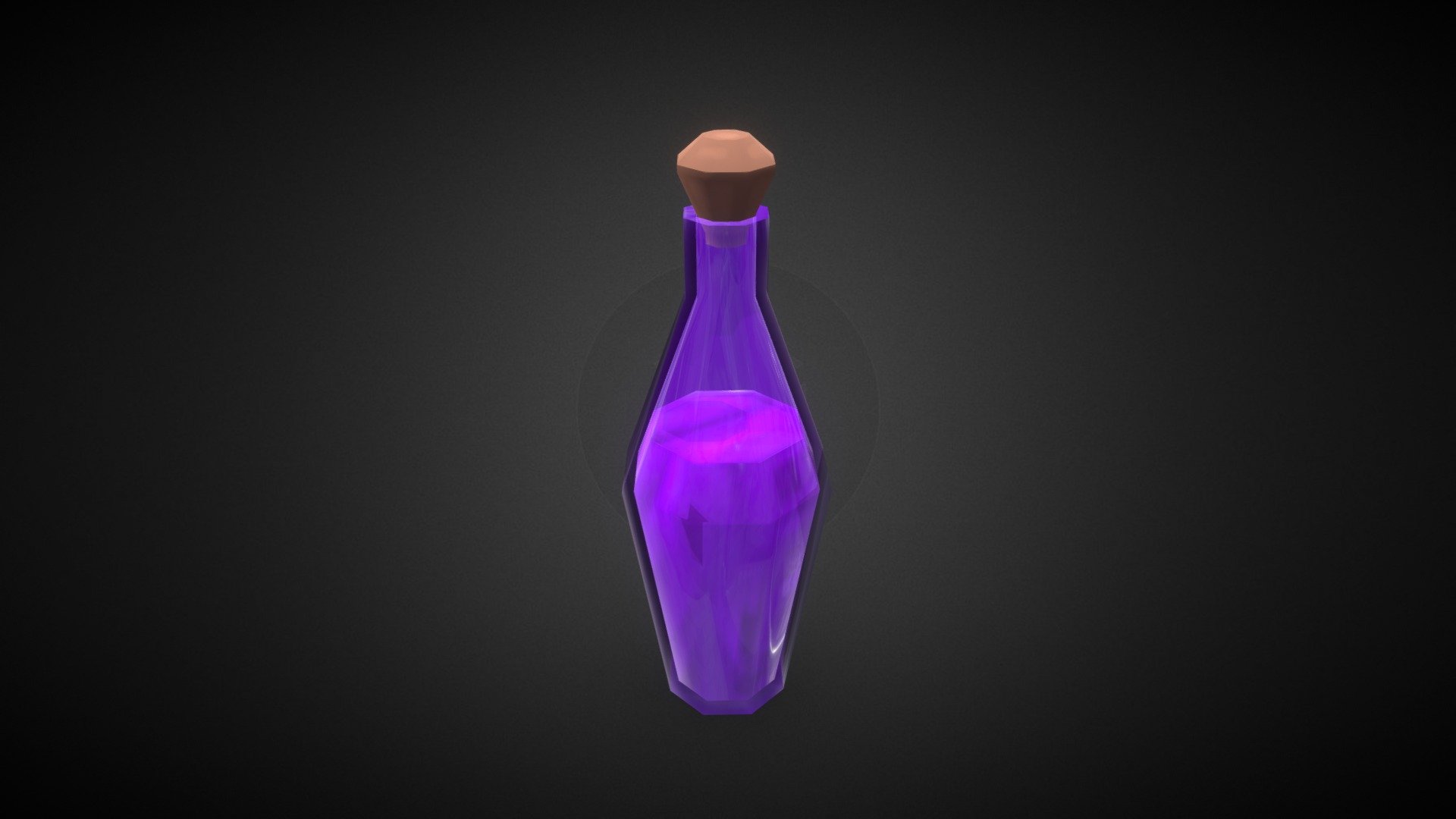 Glass Purple "Magic" potion - Buy Royalty Free 3D model by LURA (@lura ...