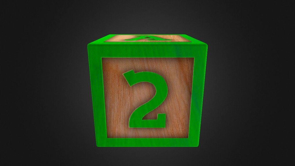 Letter Block Green - 3D model by Alex Gimson (@alexgimson) [02da109 ...