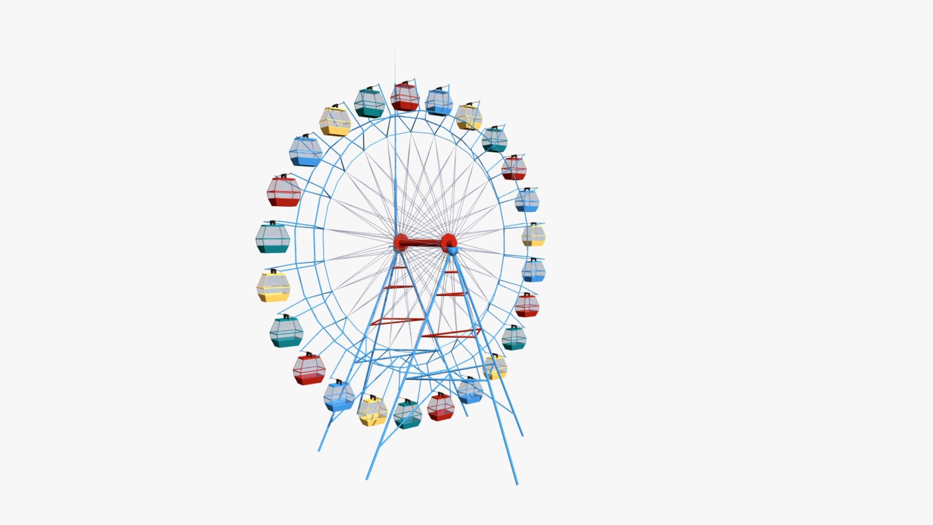 Ferris Wheel - Buy Royalty Free 3D model by Max (@JinLi) [02dbf56 ...