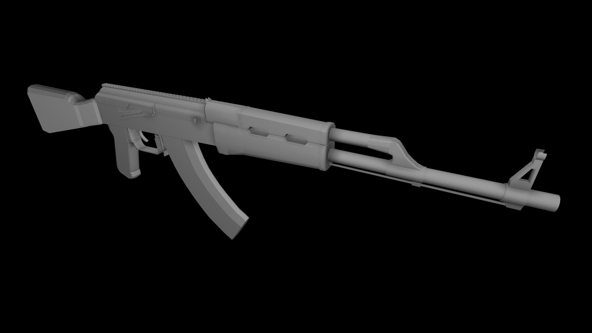 Ak47 - 3D model by EXTREM101 [02dc223] - Sketchfab