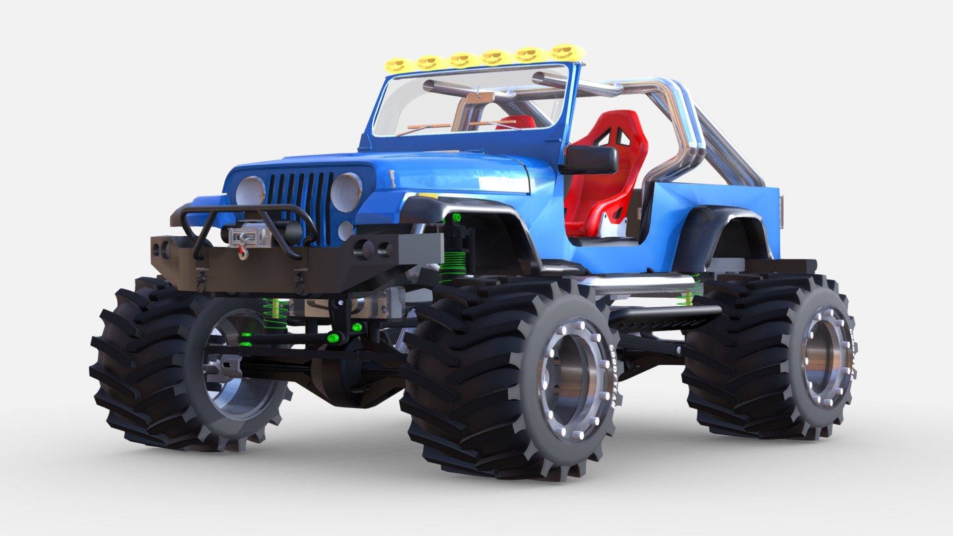 3d Model Jeep CJ 8 - Buy Royalty Free 3D model by zizian [02dc88f ...