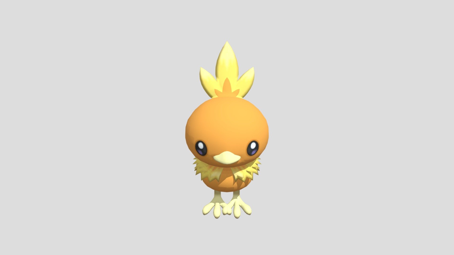 Torchic - Download Free 3D model by nguyenlouis32 [02ddbf9] - Sketchfab