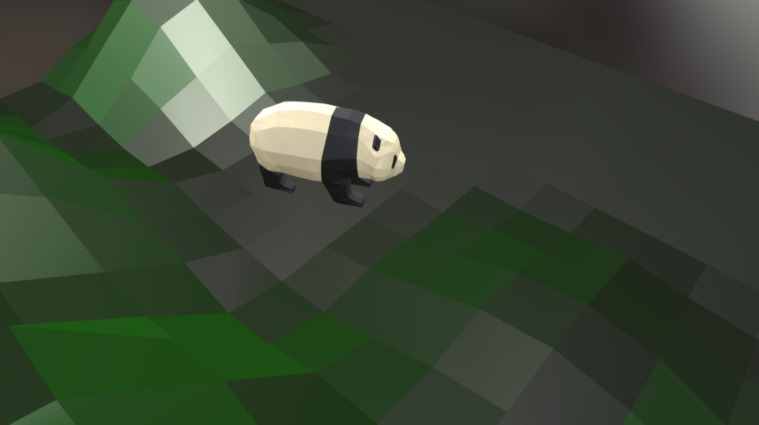 Low Poly Panda - 3D model by rachna12 [02ddcd7] - Sketchfab