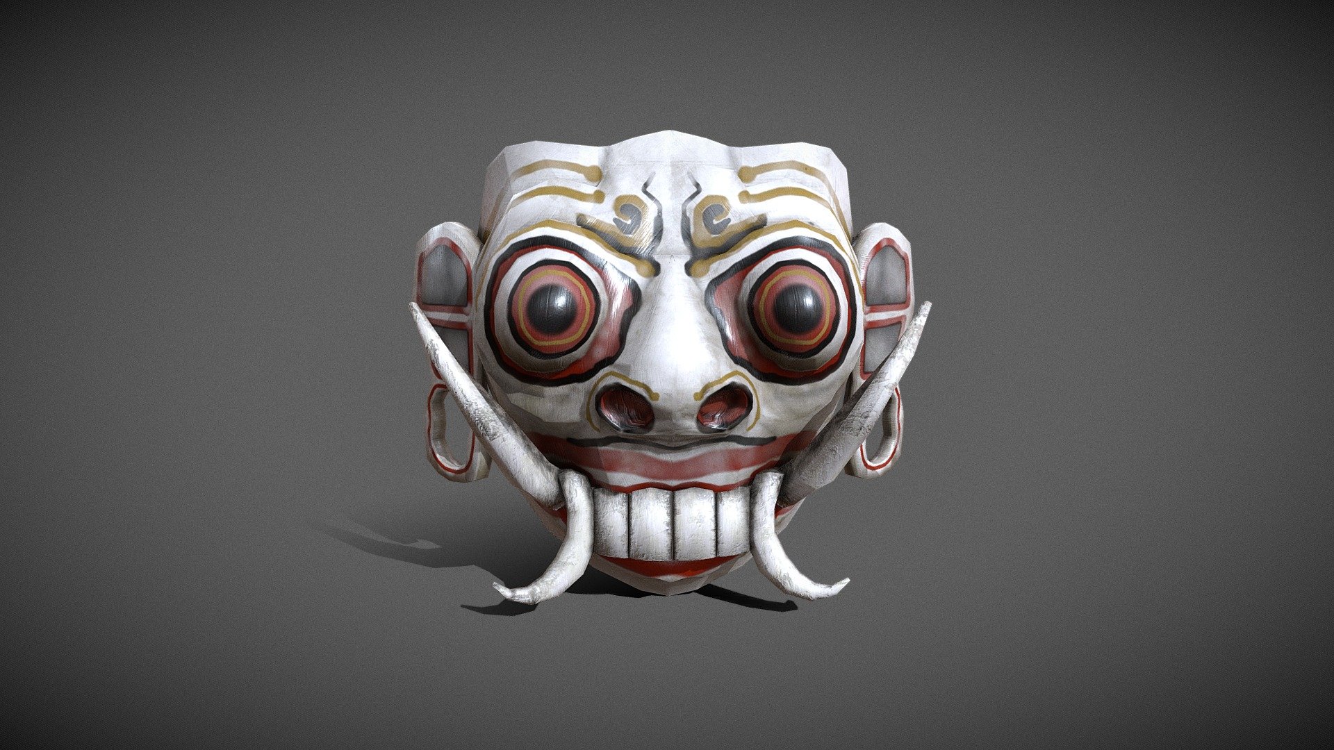 Balinese Leak/Rangda Mask Asset Lowpoly - Buy Royalty Free 3D model by ...