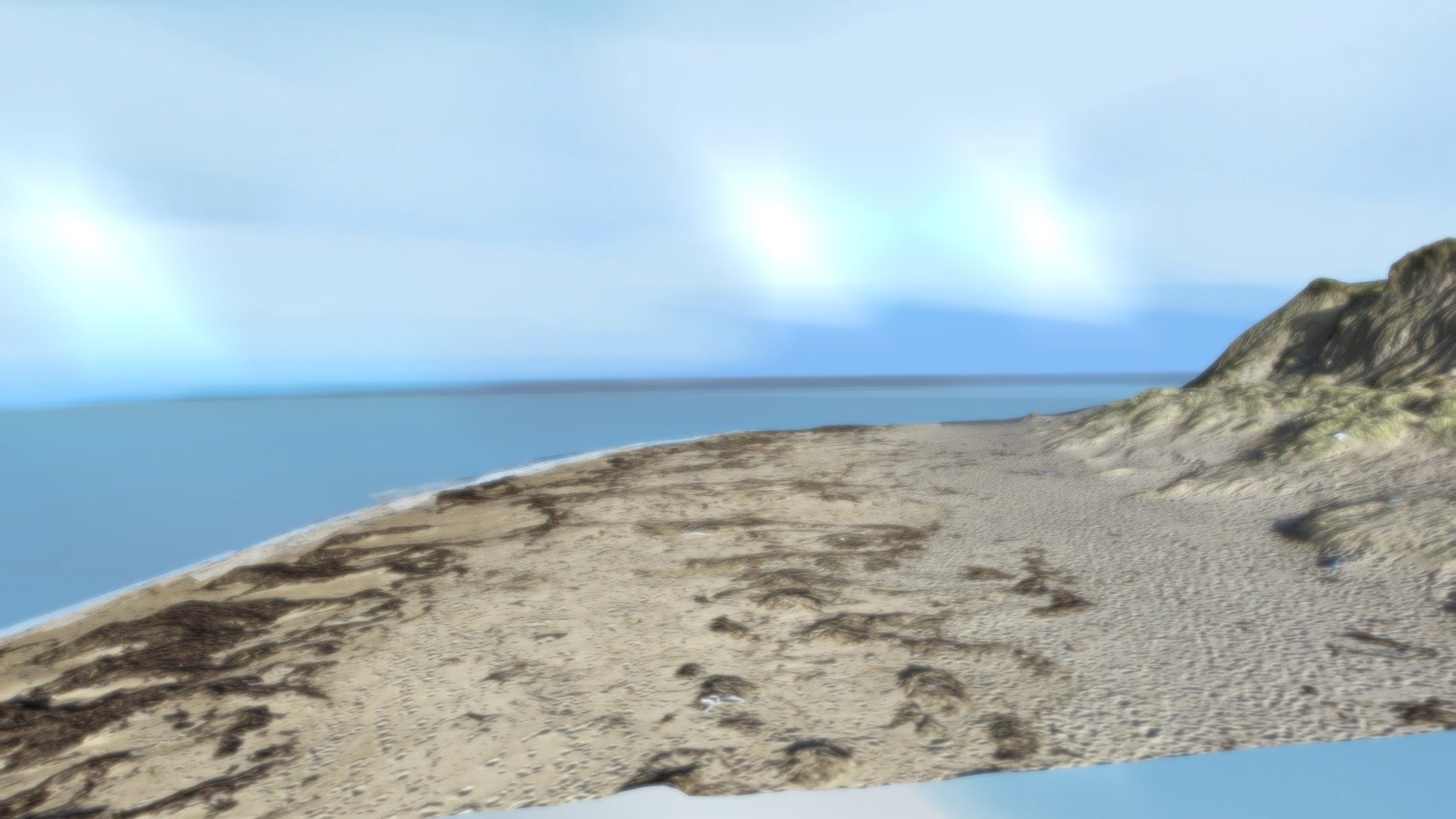Beach - 3D model by Silwra [02e0471] - Sketchfab