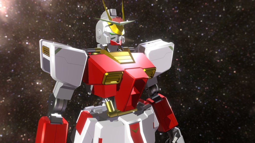 Gundam Ose - 3D model by krit yamsaso (กฤษณ์ แย้มสระโส) (@krit_yamsaso ...