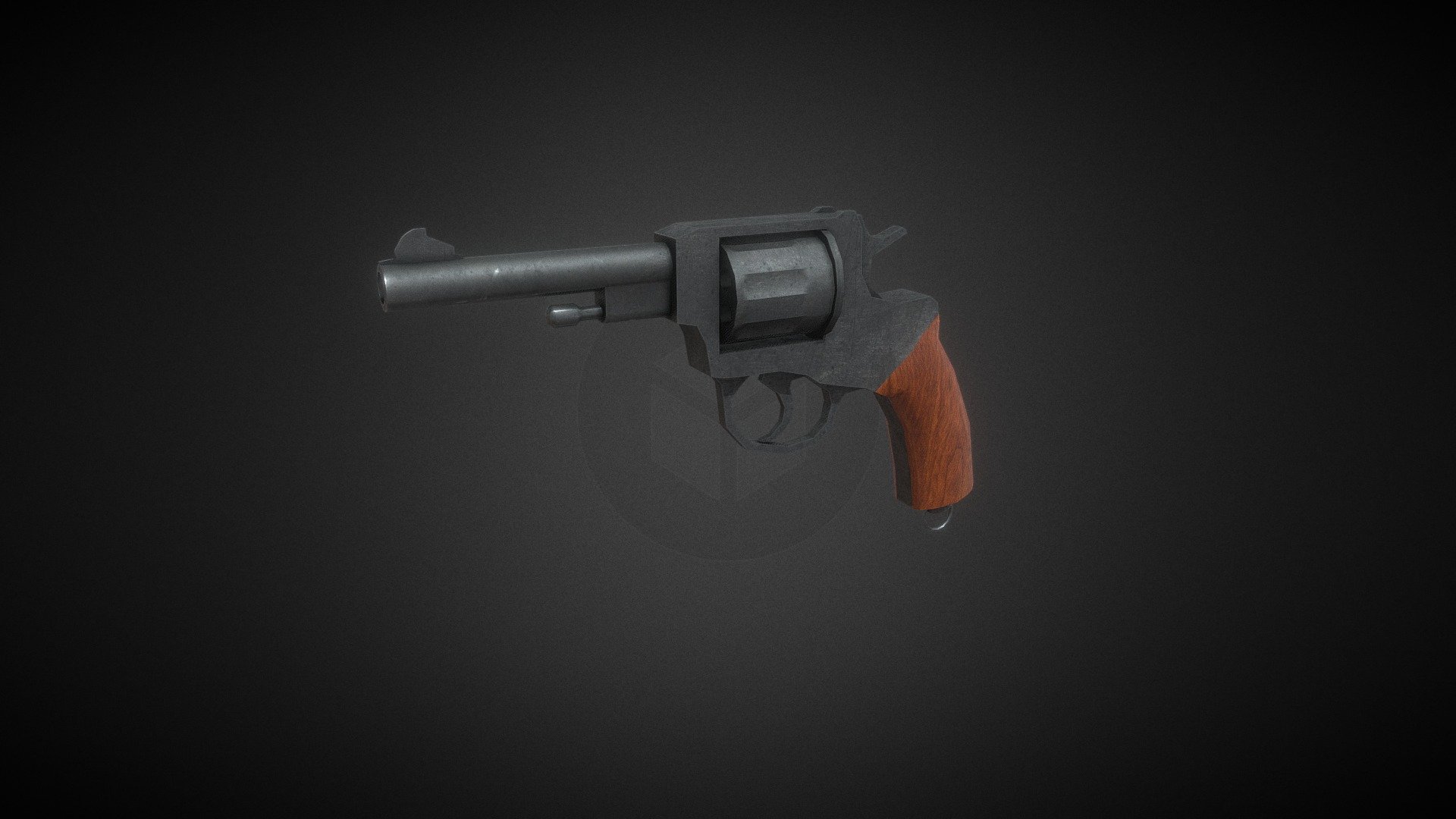 Nagan Low Poly - 3D model by cosenkokir [02e222c] - Sketchfab