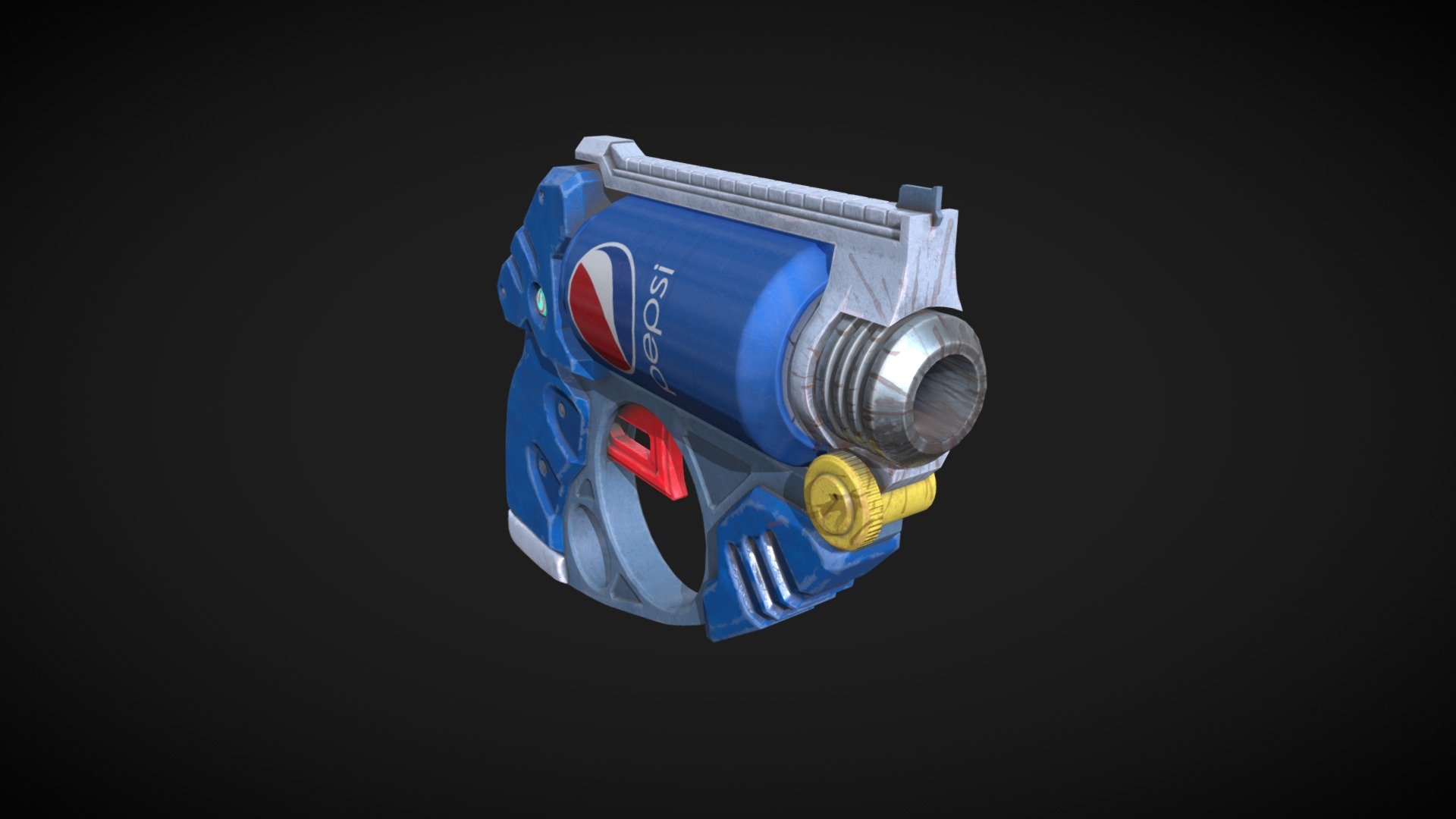Pepsi Gun - 3D model by Aenath [02e3cb8] - Sketchfab