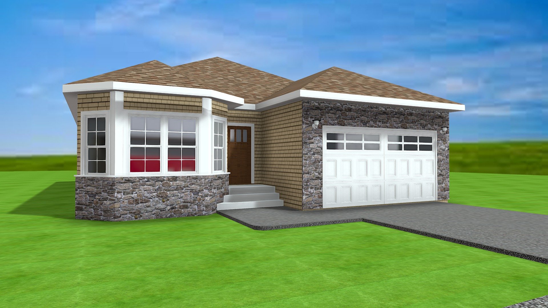 Chelsea - 360 spin model of 3D house - 3D model by Render3DQuick ...