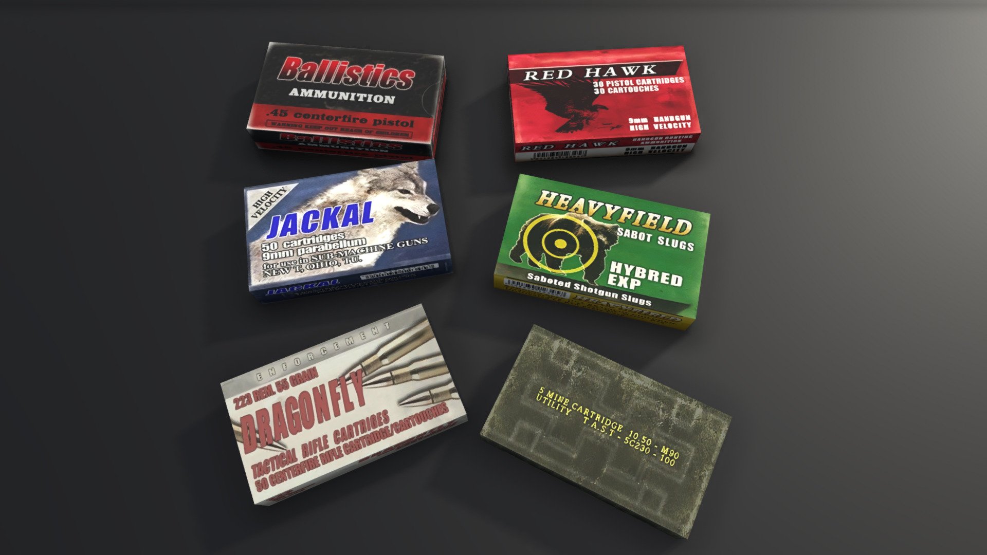 re4_ammo_packs - 3D model by Leeous [02e4c5d] - Sketchfab