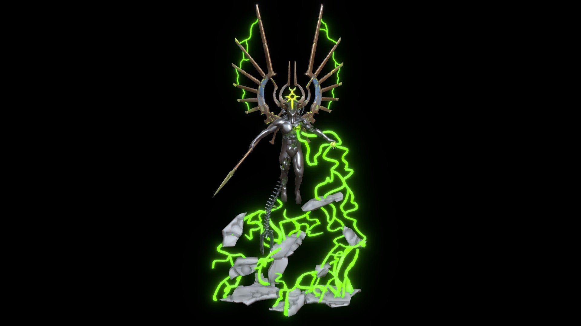 Necron Void Dragon - 3D model by ApproxiMakes [02e53dc] - Sketchfab