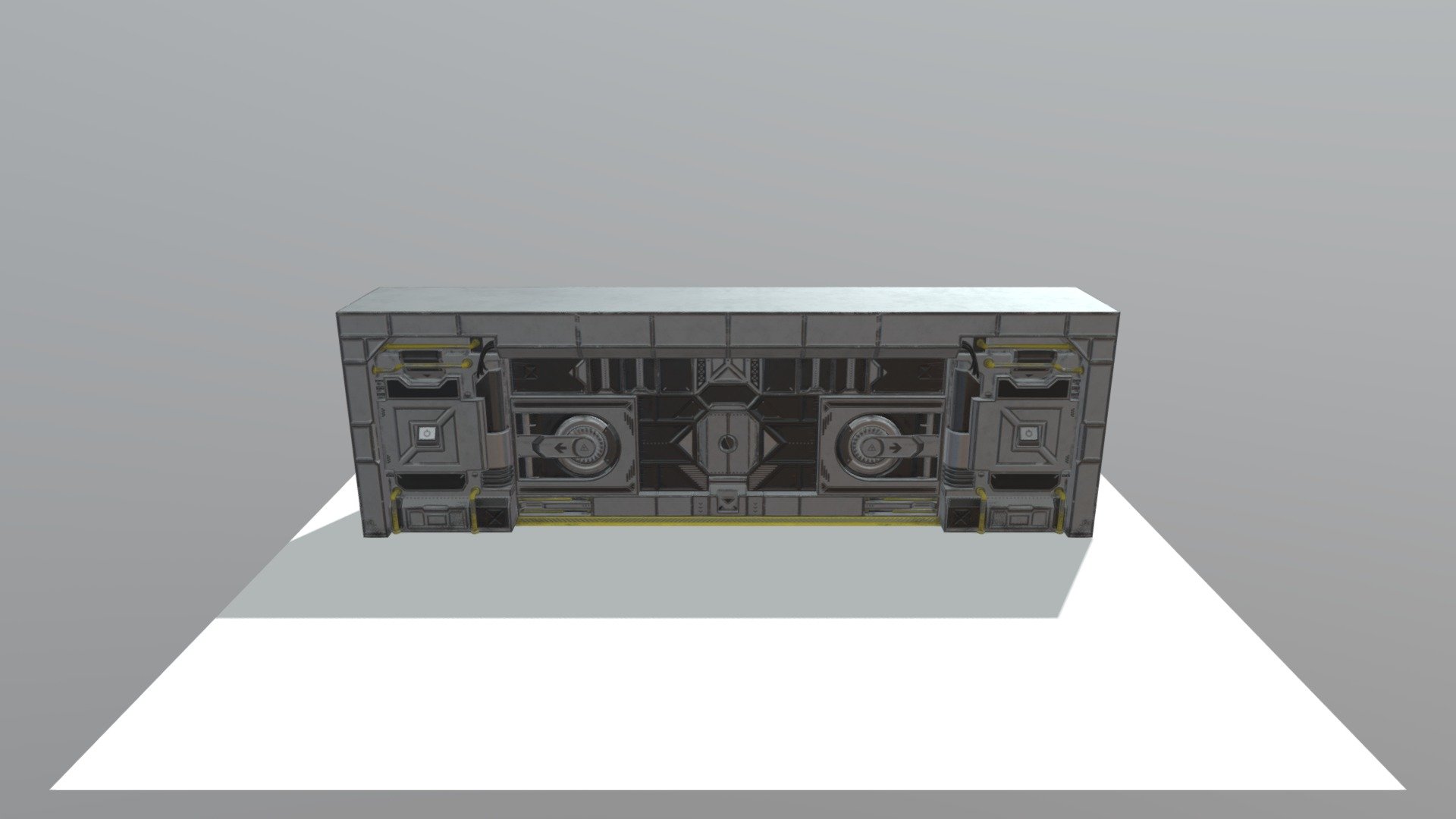 Sci-fi door - cgcookie - 3D model by omnia-95 [02e5865] - Sketchfab