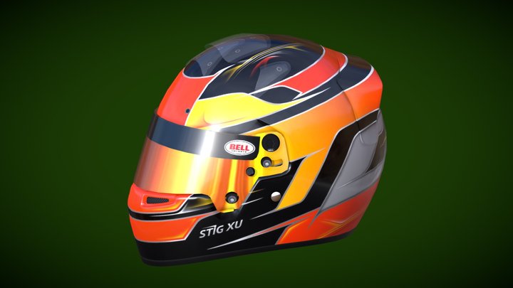 Racinghelmets 3D models - Sketchfab