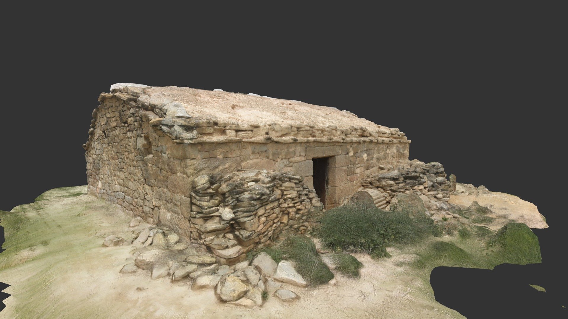 Stone hut (Med) - 3D model by Josep Giribet / calidos.cat (@calidos ...