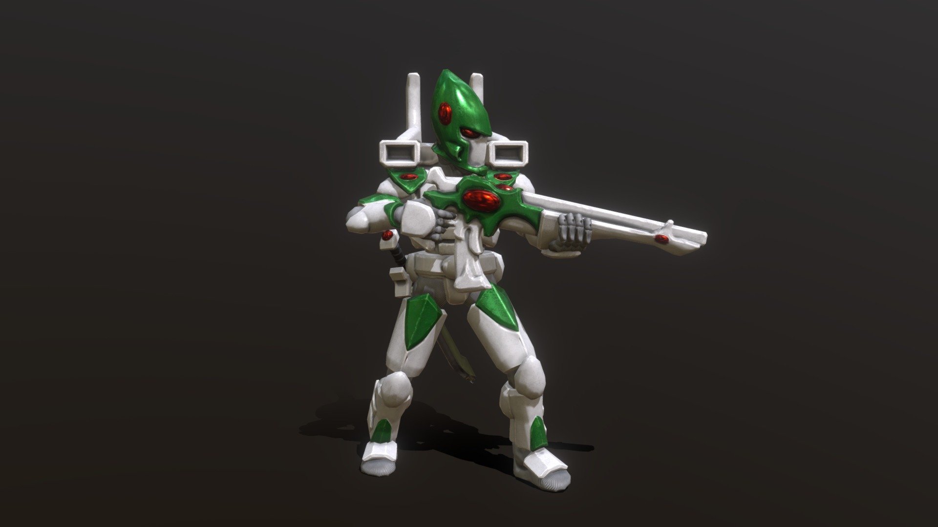 My Custom Eldar - 3D model by GrimmGitz [02ea227] - Sketchfab