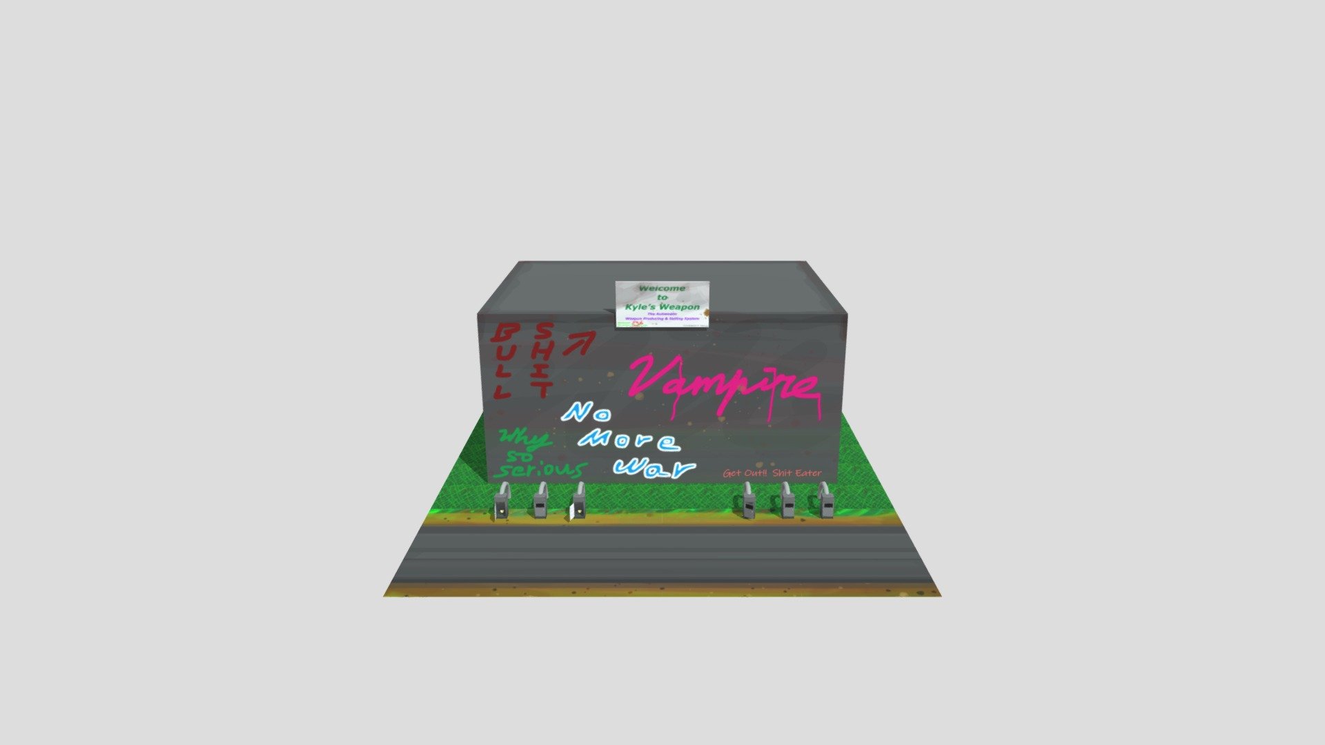 Weapon Shop - Download Free 3D model by A-Lin [02eb4ba] - Sketchfab