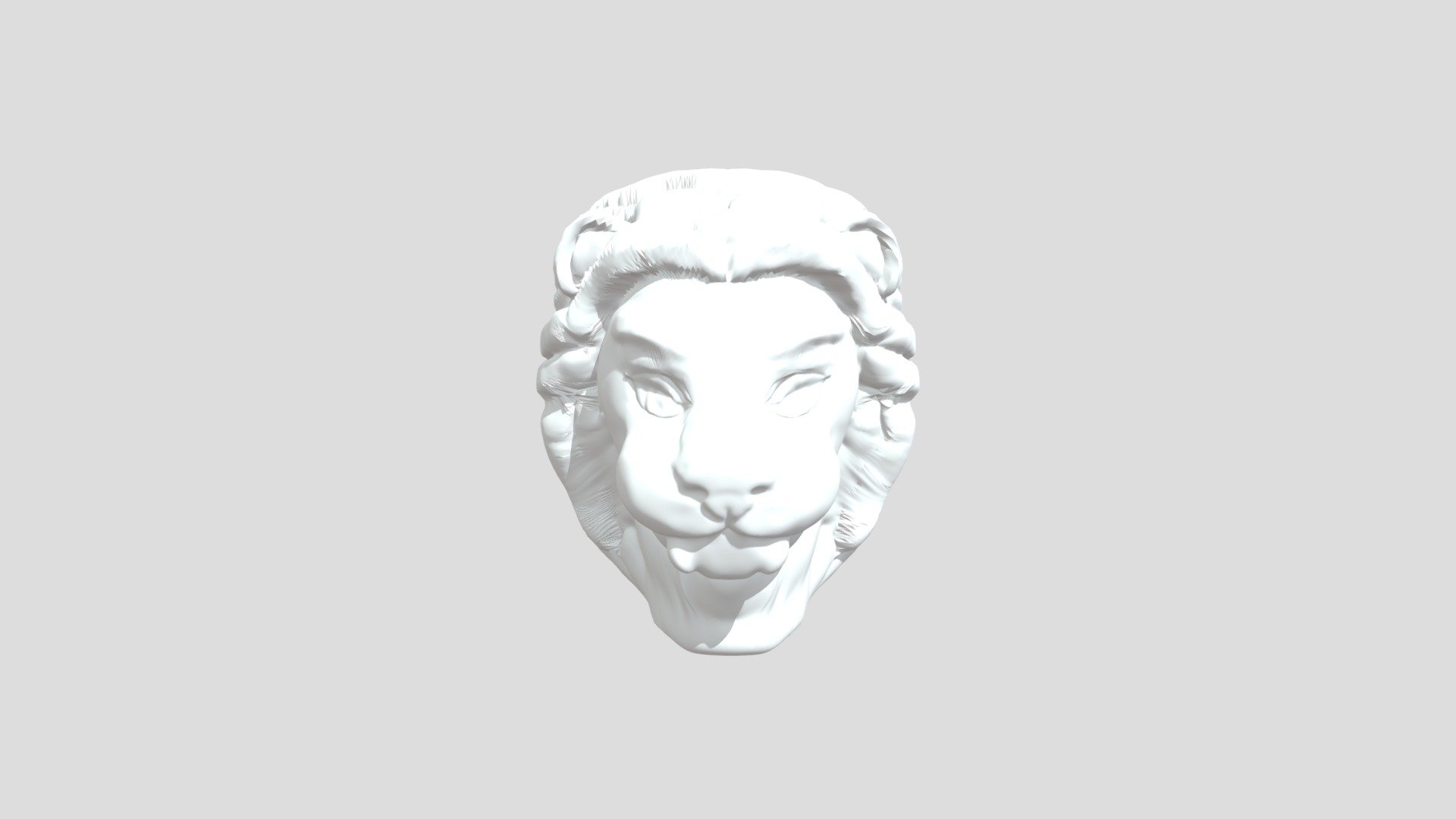 Tiger Head Base - Download Free 3D model by Cpl-chen [02ebaea] - Sketchfab