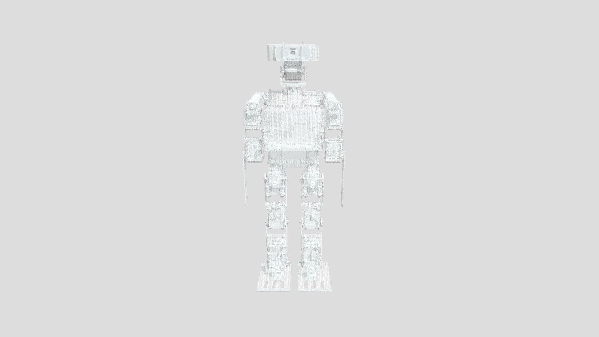 Biped Robot - 3D model by nathanshankar [02ebea9] - Sketchfab