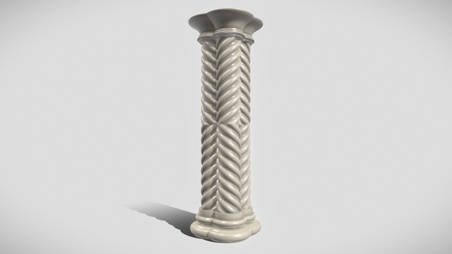 Column - Quadrilobate Twisted_2 - Buy Royalty Free 3D model by Crisdu ...