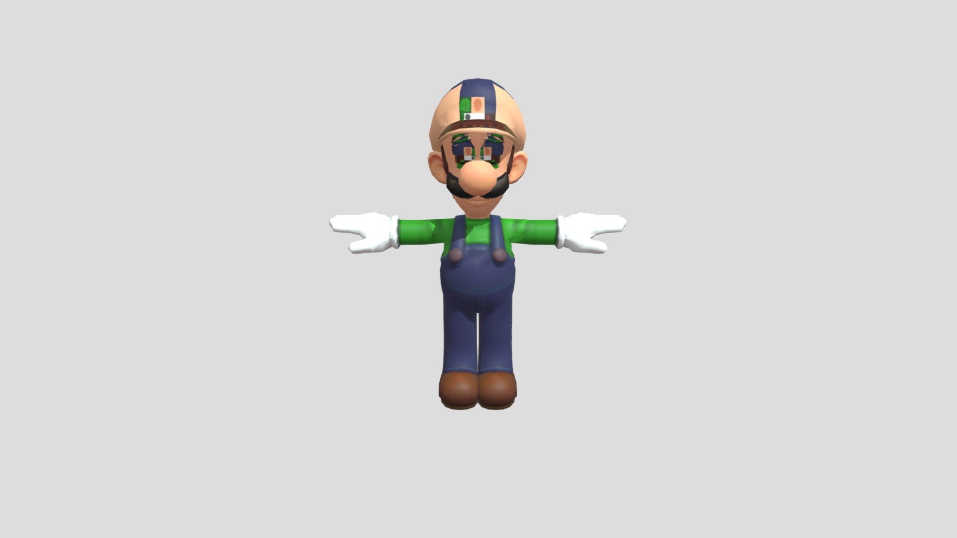 luigi Walking - 3D model by WillSonic [02ed380] - Sketchfab
