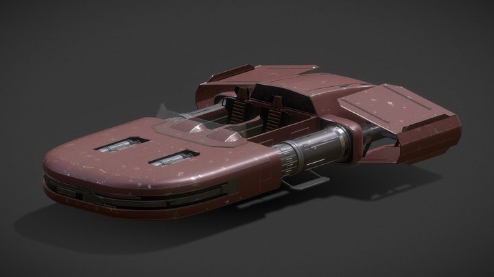 Landspeeder 3D models - Sketchfab