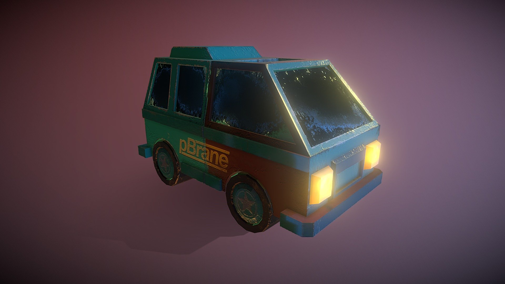 Van - Low Poly - 3D model by c0ntra5t (@c0ntr5t) [02ef4c7] - Sketchfab