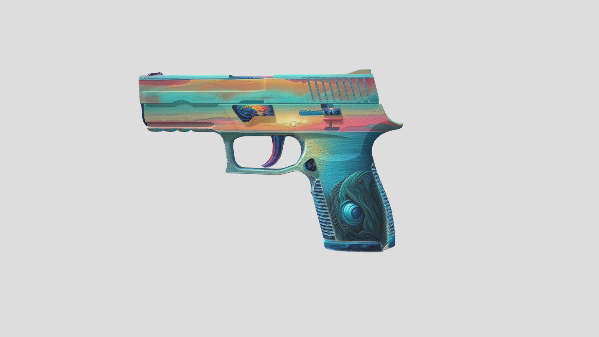P250 | Sunset Sea Creature Preview (CS:GO) - 3D model by RealFlushd ...