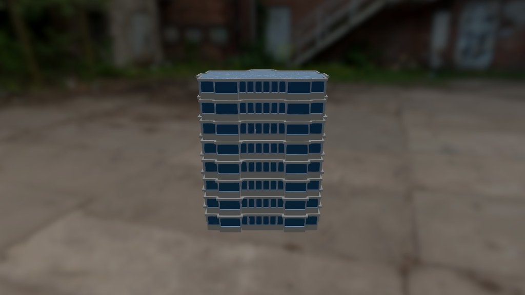 Tenement Building - 3D model by Chris Parker (@raptorgeddon) [02efd7f ...