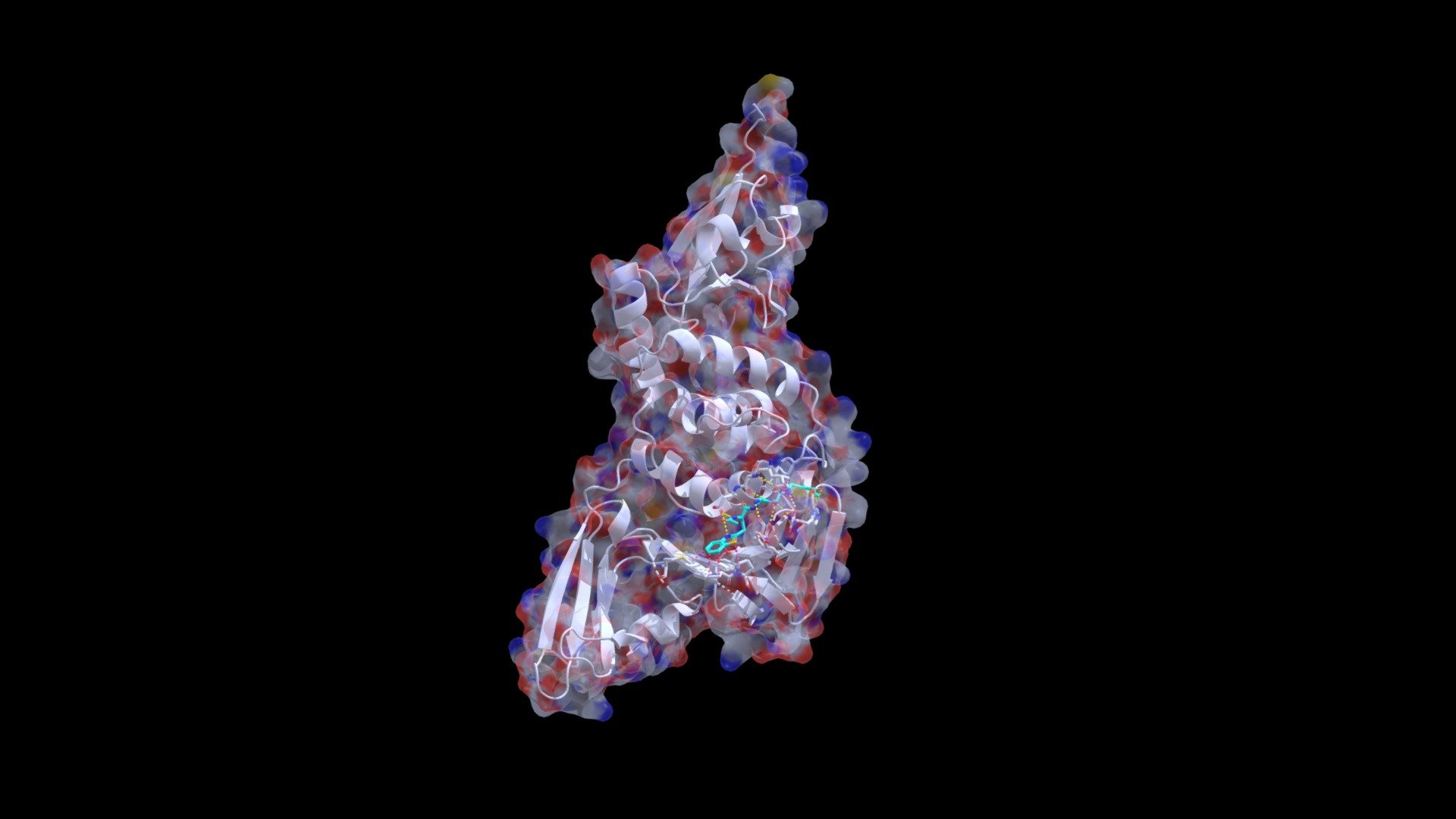 Papain-like Protease and Inhibitor VIR250 - 3D model by Juliet Jacques ...