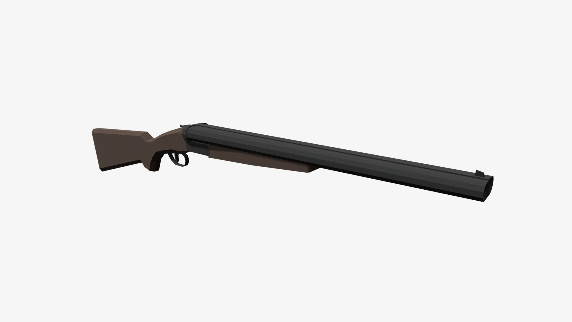 Low Poly Double Barrel Shotgun - 3D model by samanthacford [02f1e53] - Sketchfab