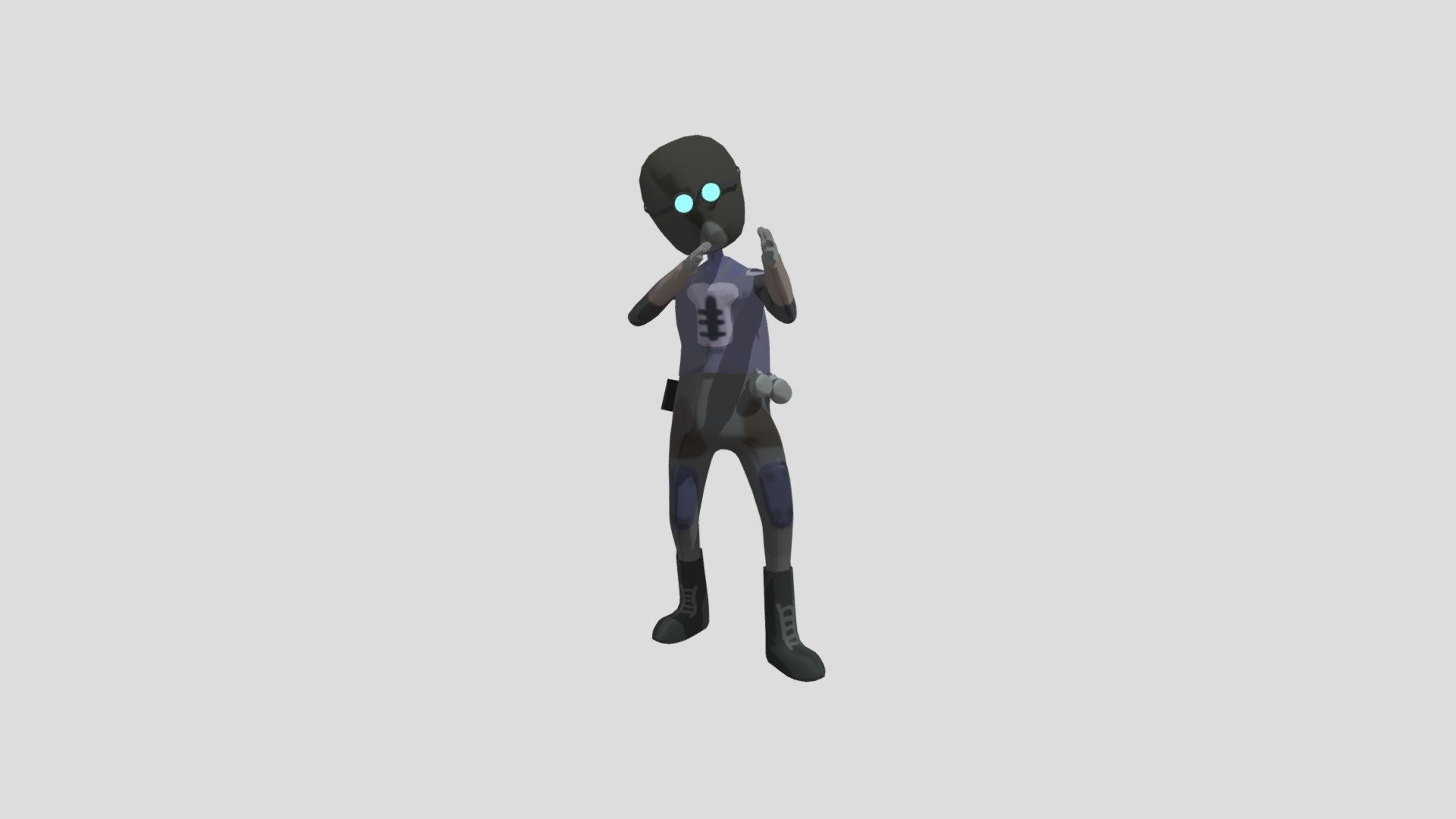 Security Guard armored@Rifle Aiming Idle - 3D model by t.flores ...