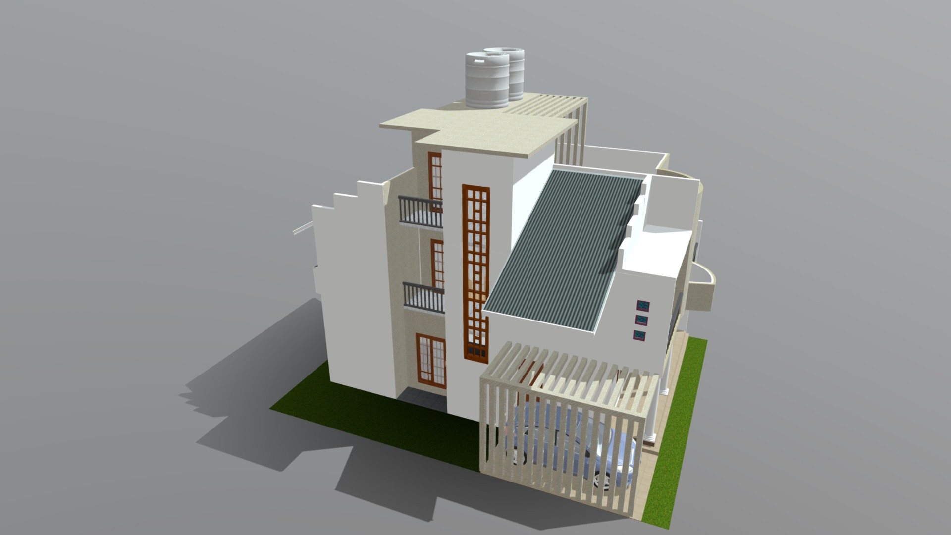 Asanka- 3D view full house - 3D model by wgprabath [02f3b64] - Sketchfab