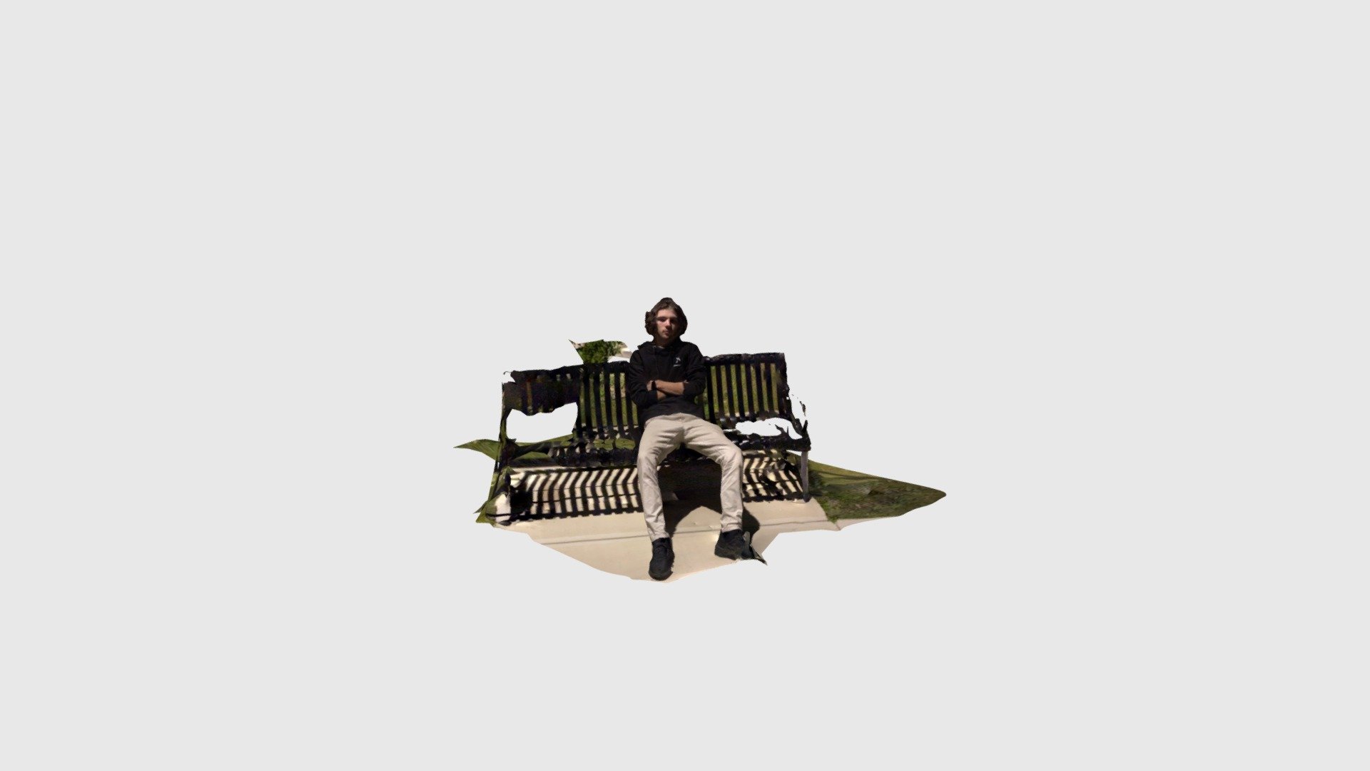 Man on bench - Download Free 3D model by dreamclan23 [02f4132] - Sketchfab