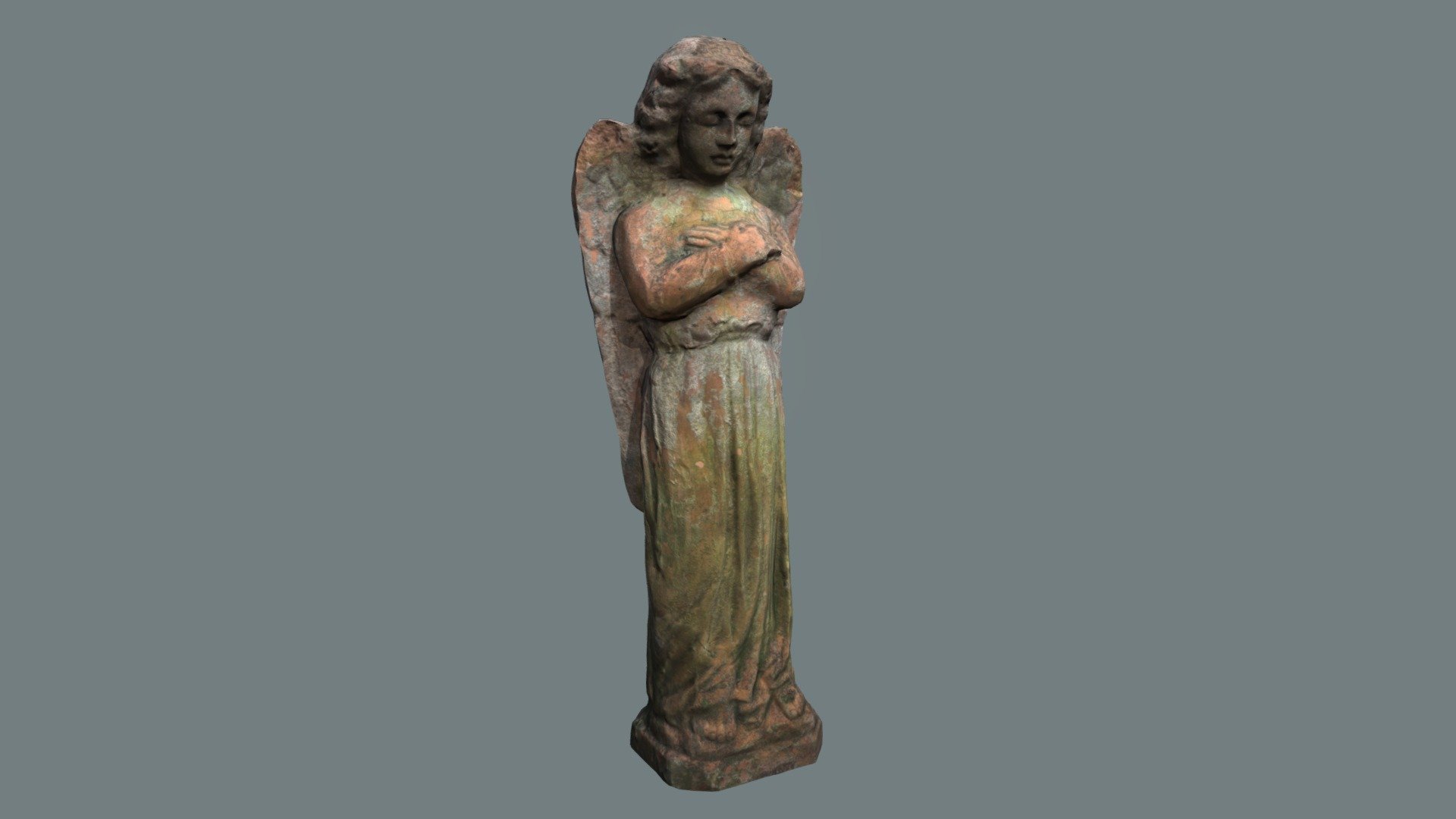 Photo-scanned Angel (Game Ready) - 3D model by BlueMatter01 [02f6783 ...