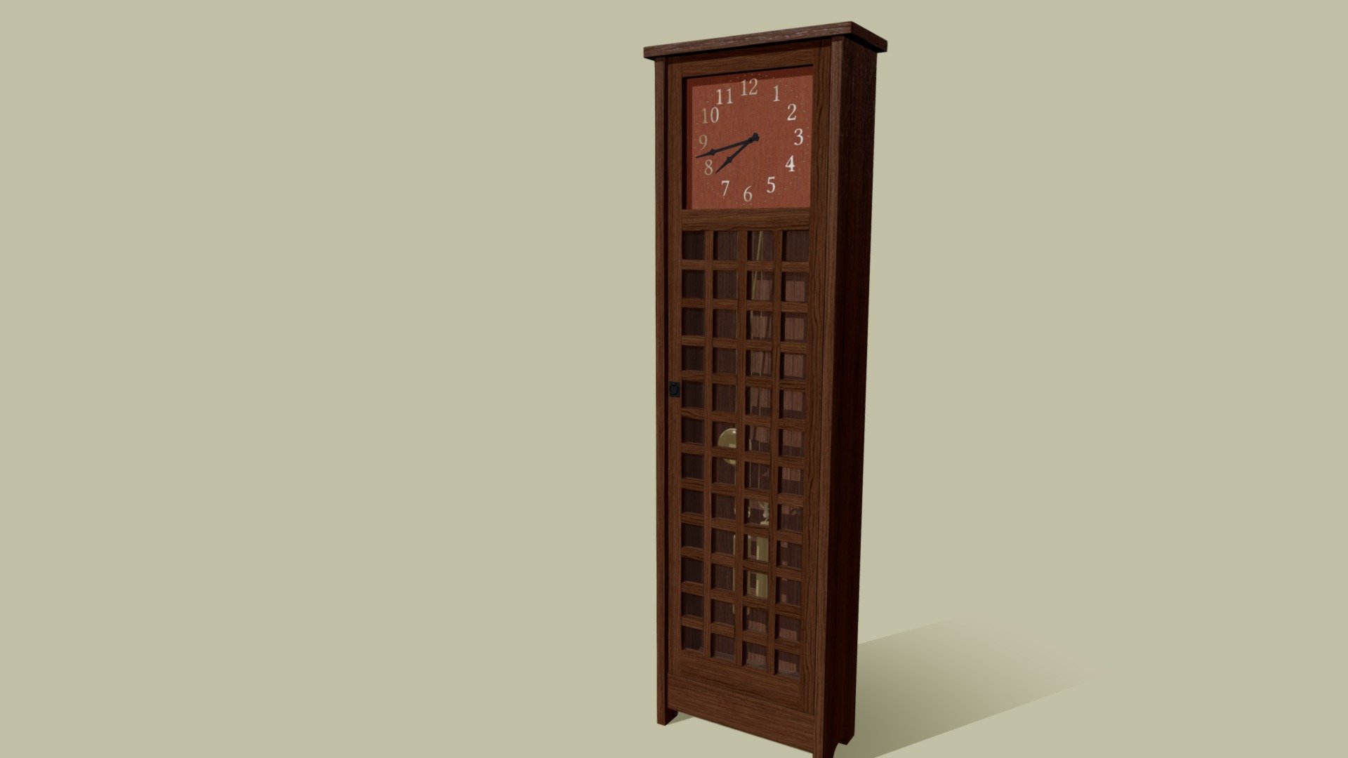 Stickley hall clock - Download Free 3D model by jkillgore [02f70bd ...