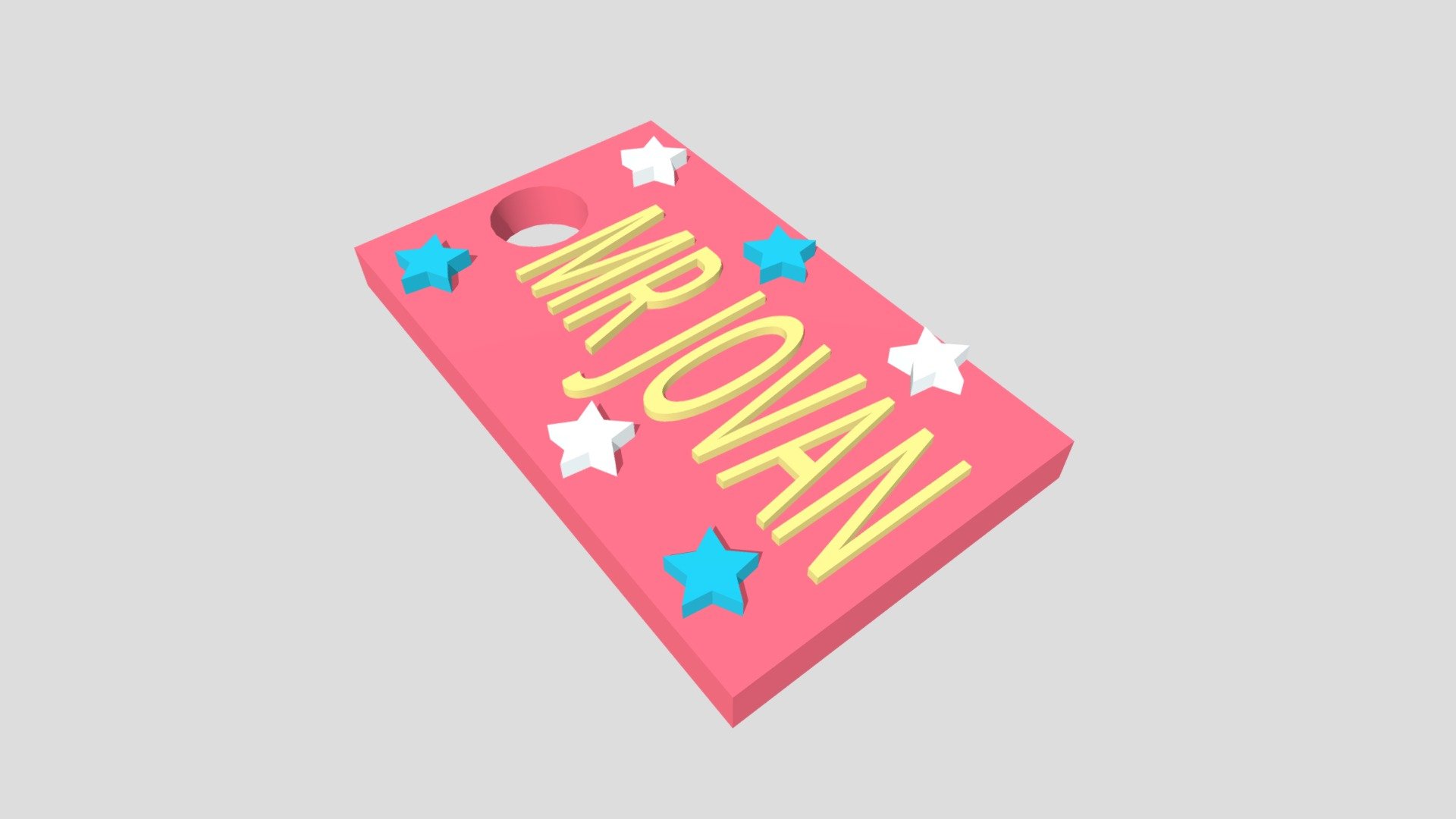 Namekeychain - Mr Jovan - Download Free 3D model by it.trackv [02fae6f ...