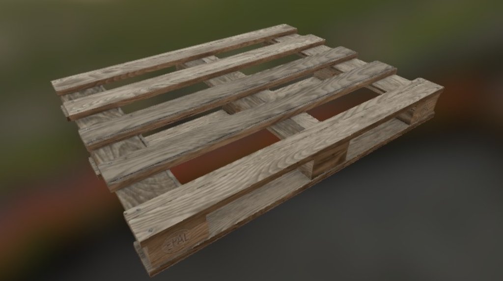 Wood Pallet - 3D model by AndreaDev3d [02fe103] - Sketchfab