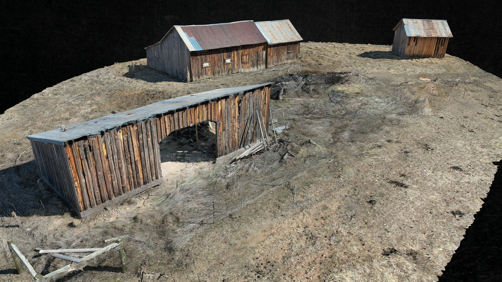 The Ramey Homestead Buildings - Download Free 3D model by Michael.Lohr ...