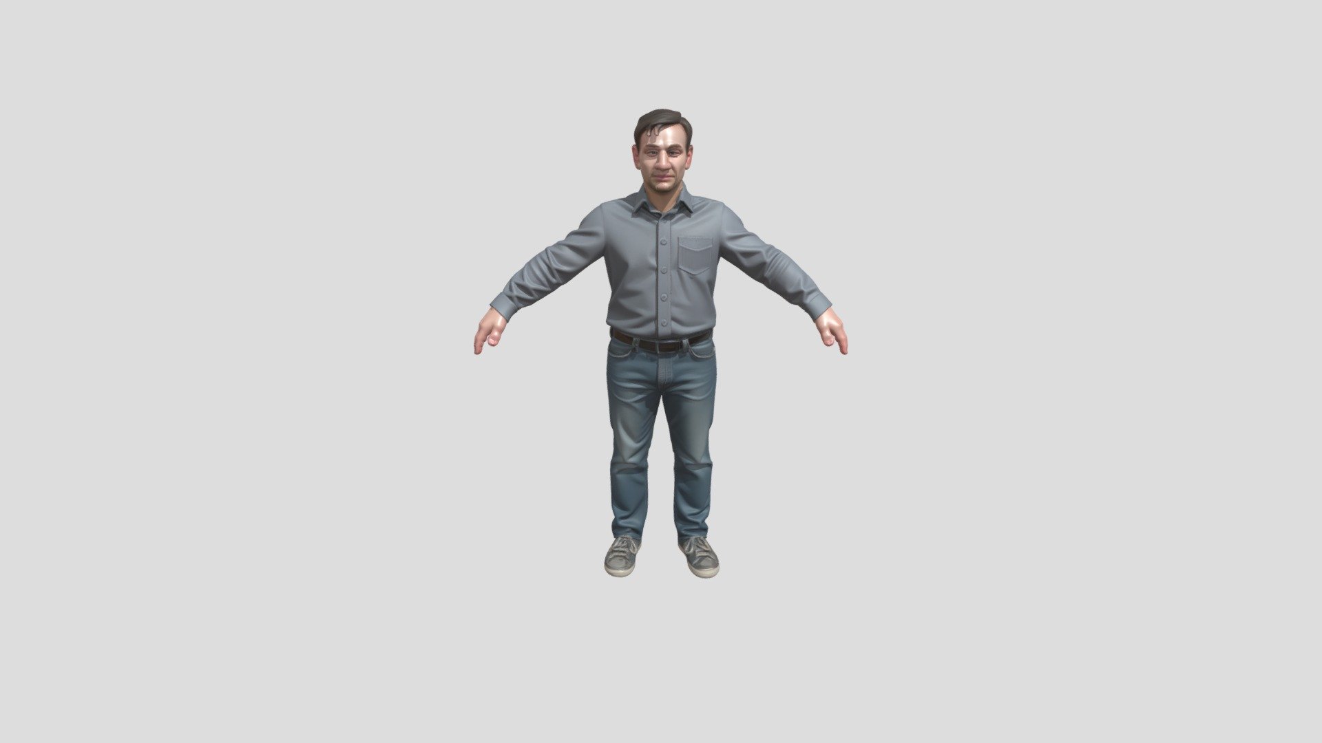 Man fullbody rigged - Download Free 3D model by Imran Aziz ...