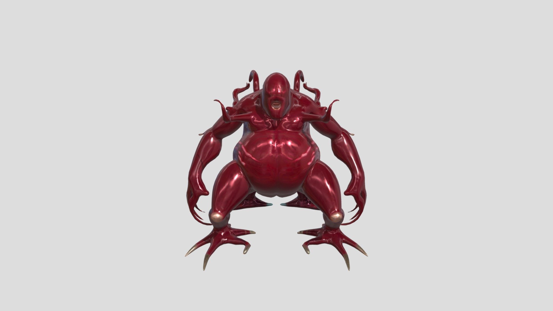 Evil scary character - Download Free 3D model by arashlotfi333 [0301551 ...
