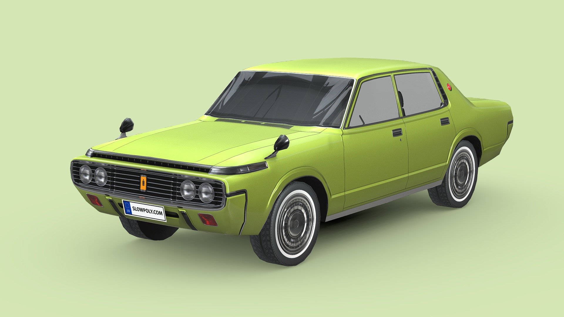 Toyota Crown MK4 1971 - Buy Royalty Free 3D model by slowpoly [0301f6e ...