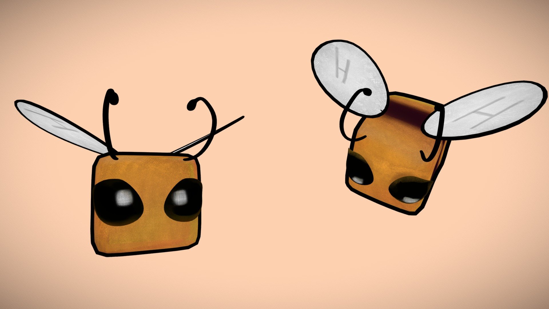 Bee Minecraft - Download Free 3D model by Whatevermate (@Okdude ...