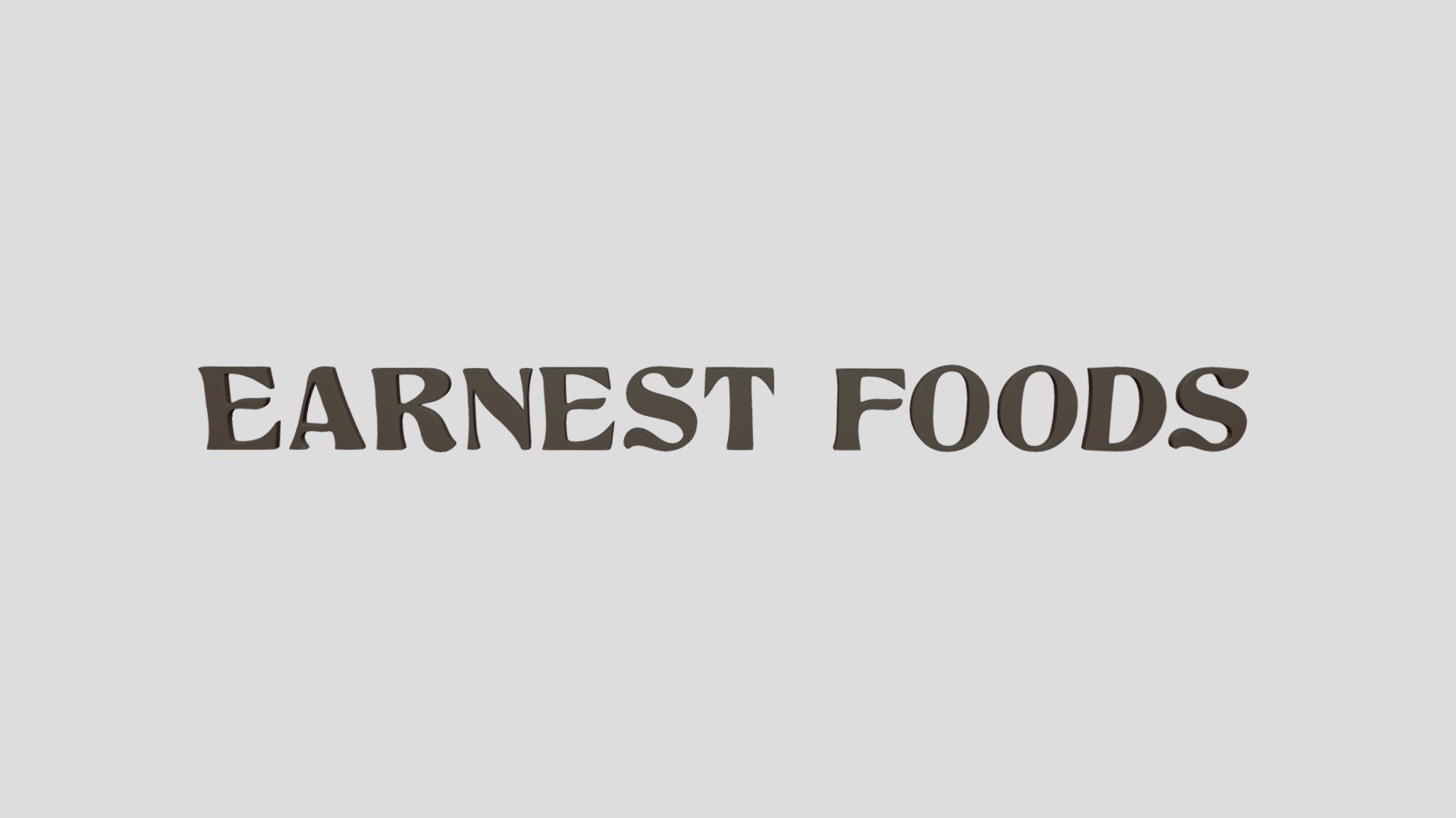 Earnest Foods logo - 3D model by Capture It In 3D (@CaptureMeIn3D ...