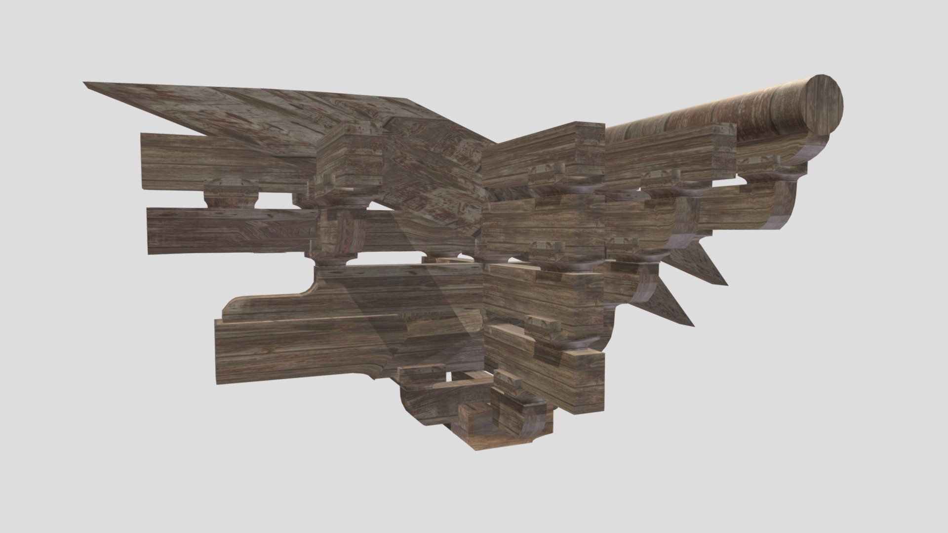 Dougong 双杪双下昂重栱偷心造七铺作 - 3D model by lqwlqw (@ql927) [0306dd6] - Sketchfab