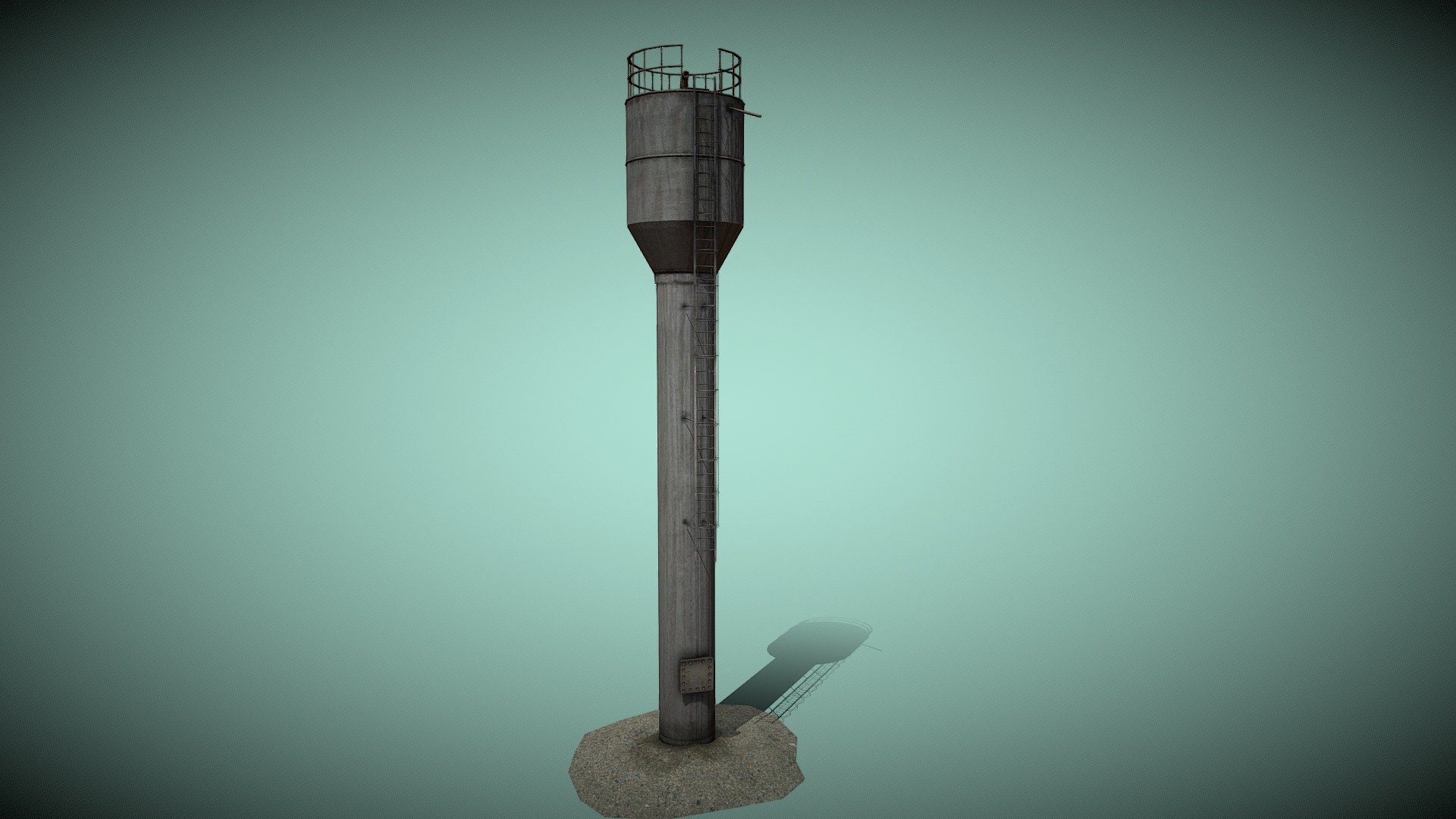 Water Tower - 3D model by valentin321 [03087b1] - Sketchfab