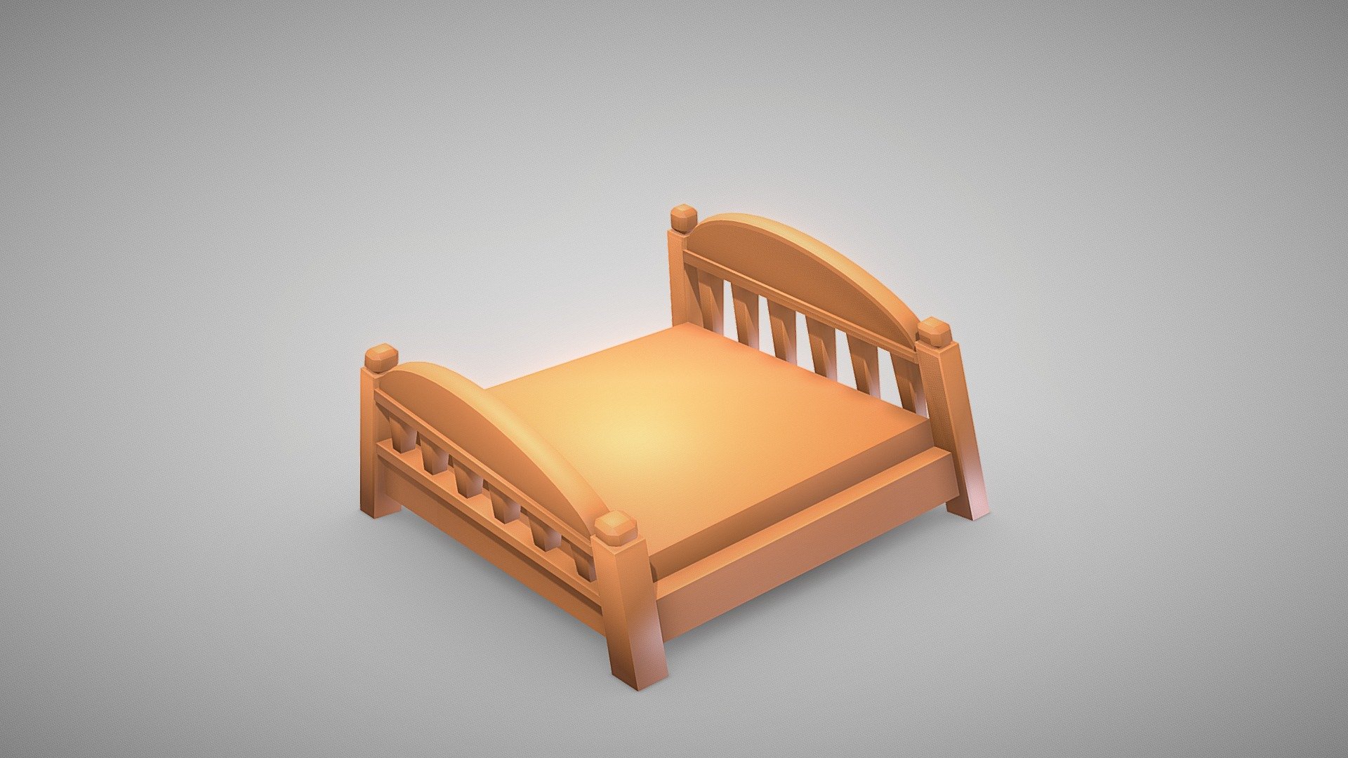 Bed cartoon - Buy Royalty Free 3D model by tkkjee [030ab92] - Sketchfab ...
