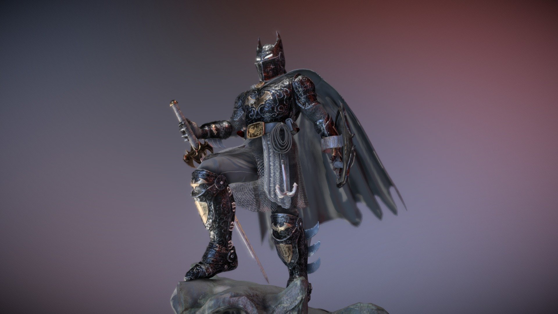 Batmedieval Knight - Download Free 3D model by Gabriele_Zero3DArt ...