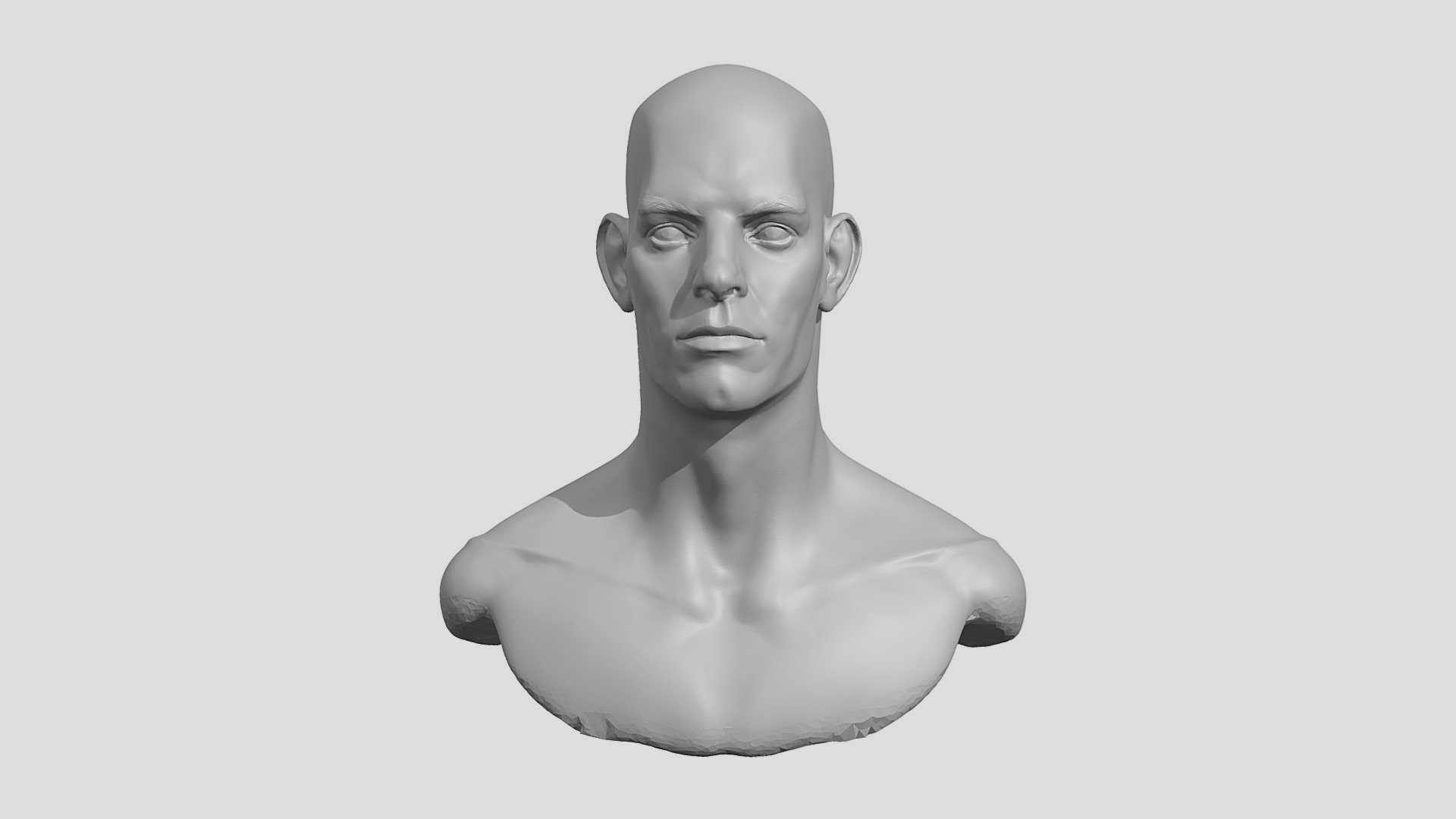 Male Sculpt - 3D model by jaggedcakeslicer [030b41e] - Sketchfab