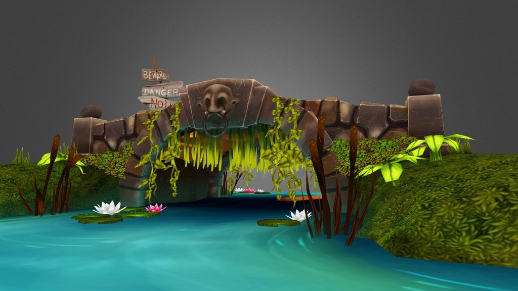 Cartoon Environments - A 3D model collection by André Ferraz ...