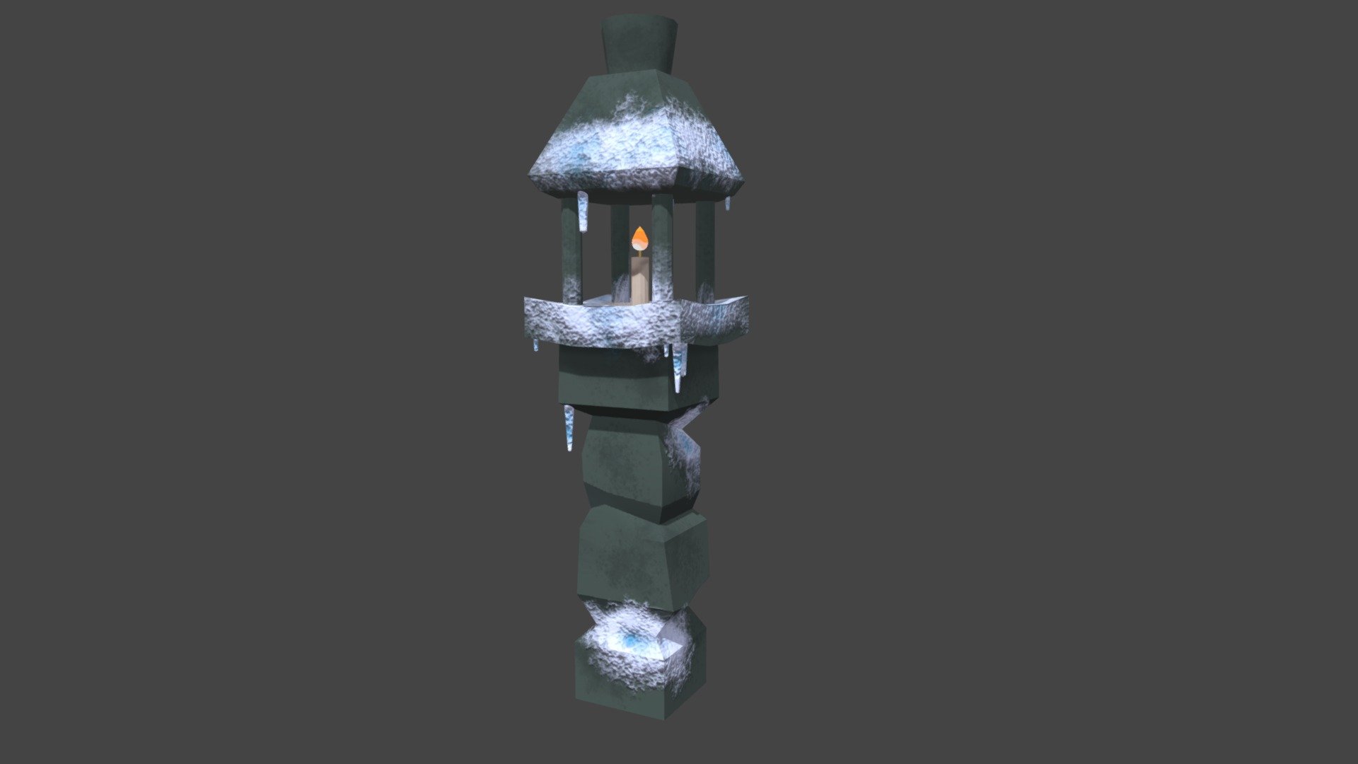 Stone Pillar Lantern - 3D model by Collin_Hart [030d341] - Sketchfab